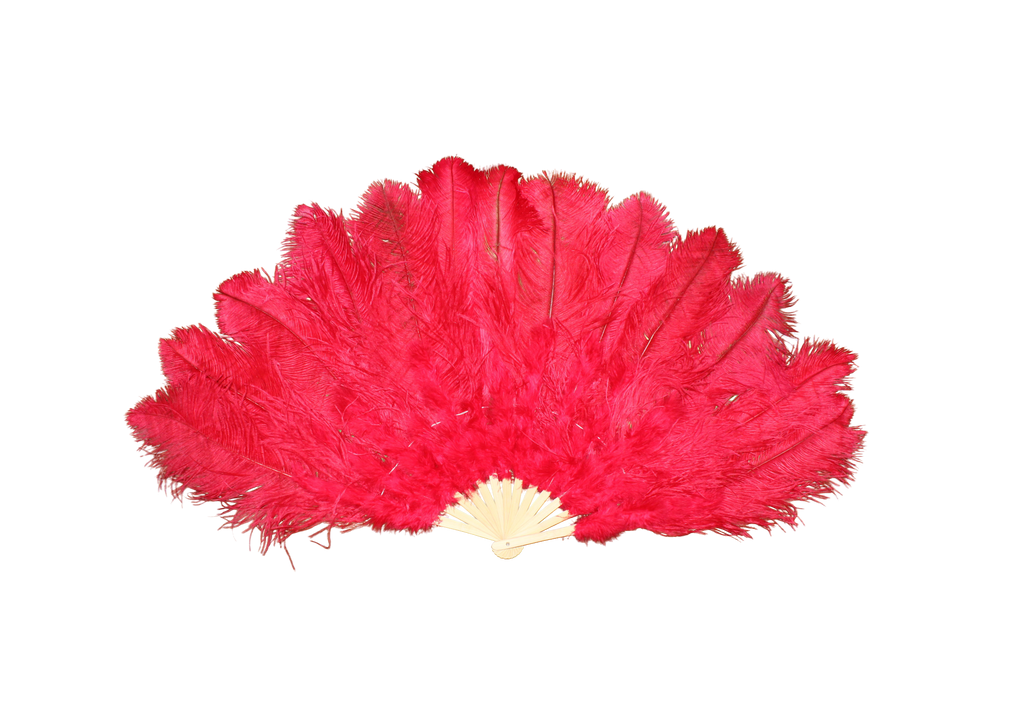 Feather Fans H72 Red – Schuman Feathers